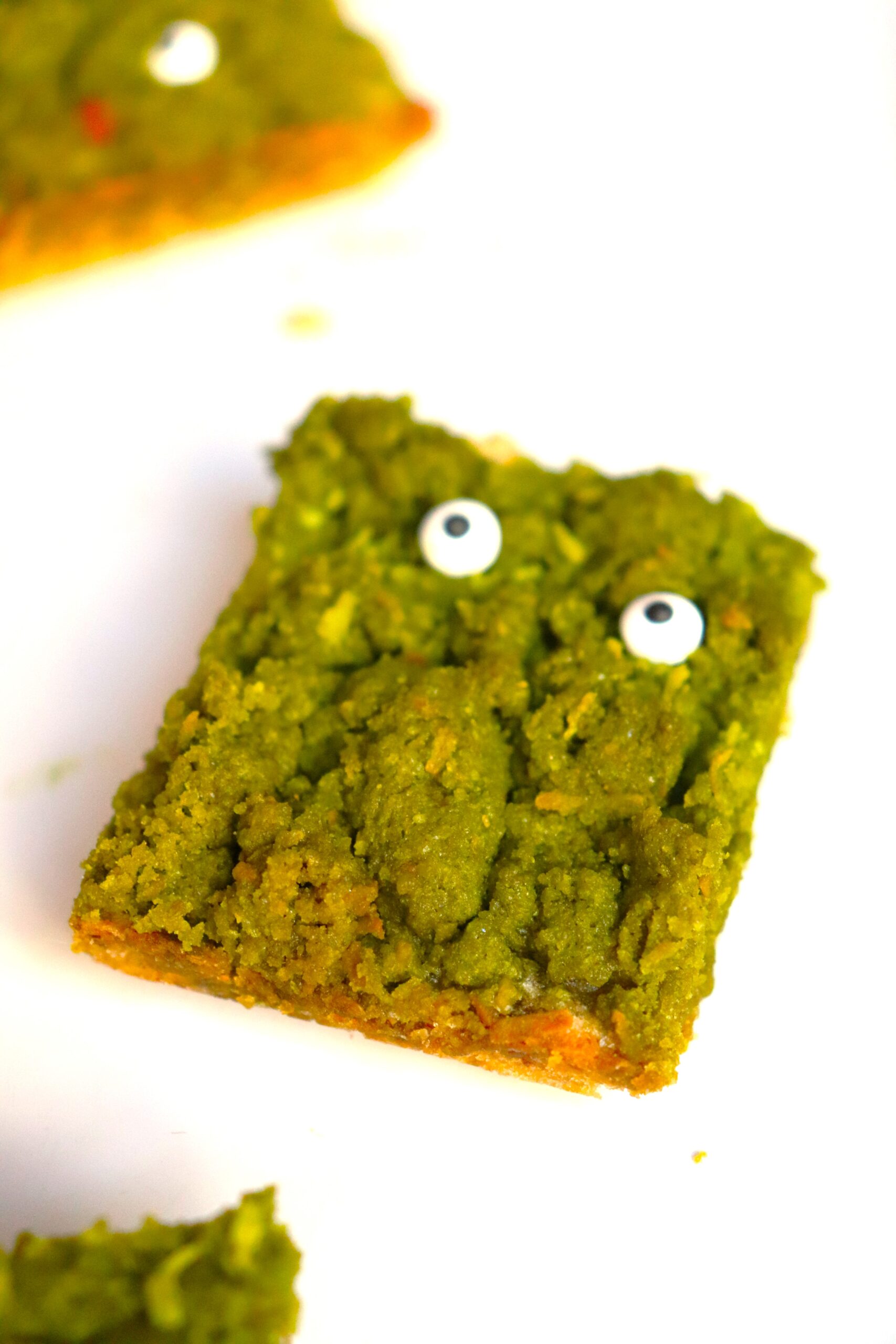 Swamp Creature Lemon Matcha Brownies - Very Vegan Val