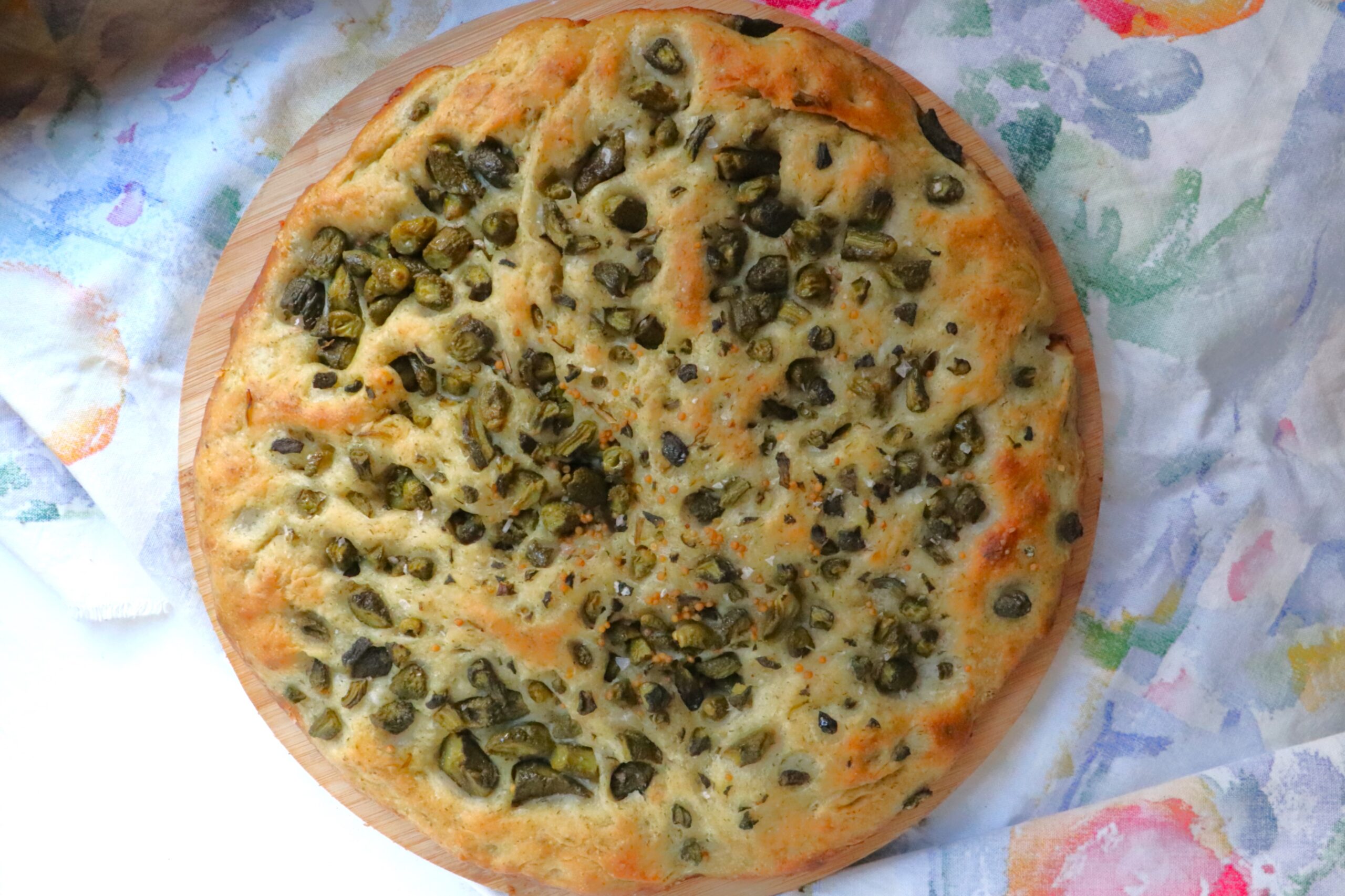 Dill Pickle Focaccia Bread - Very Vegan Val